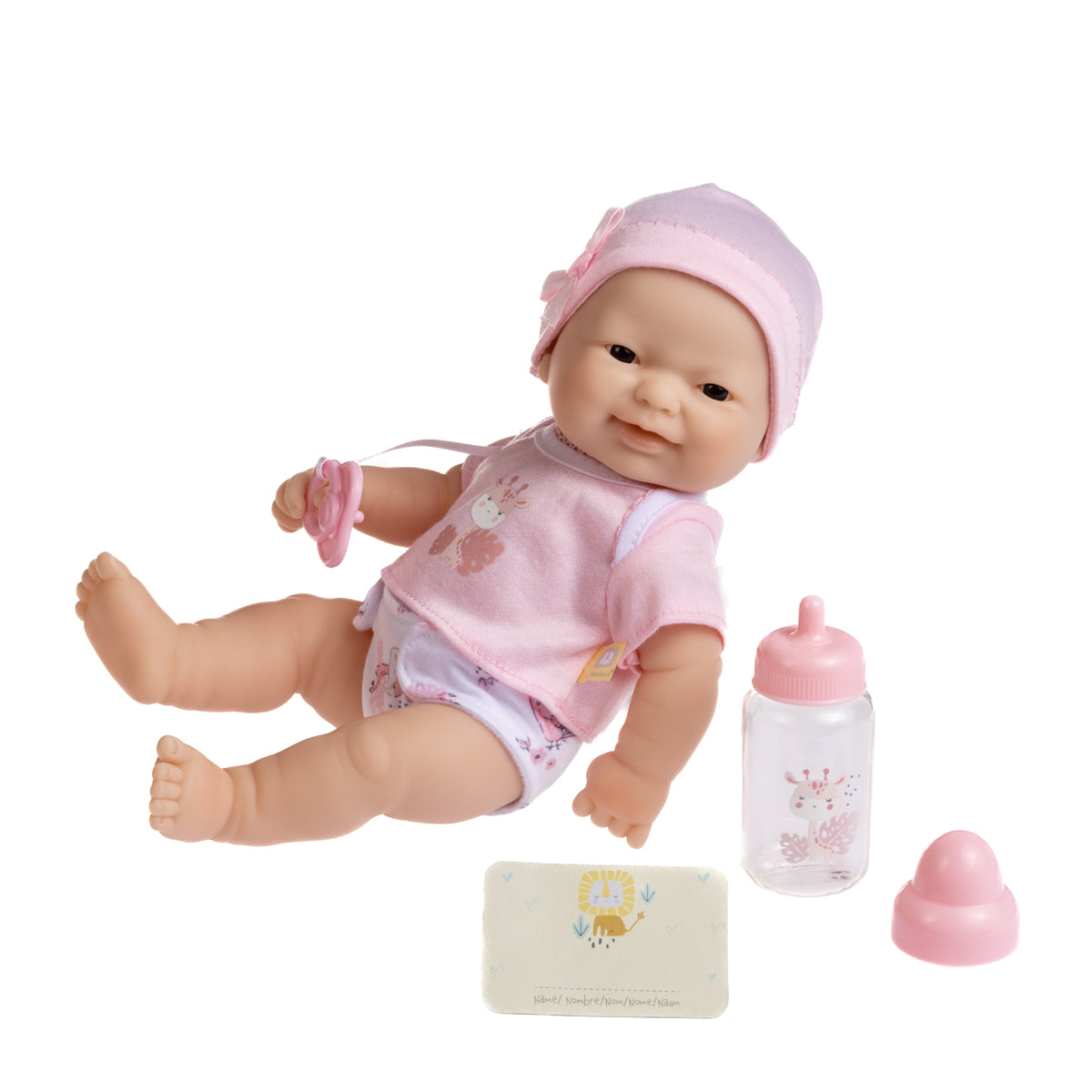 JC Toys, La Newborn 12 inches Asian All Vinyl Nursery Gift Set Doll ...