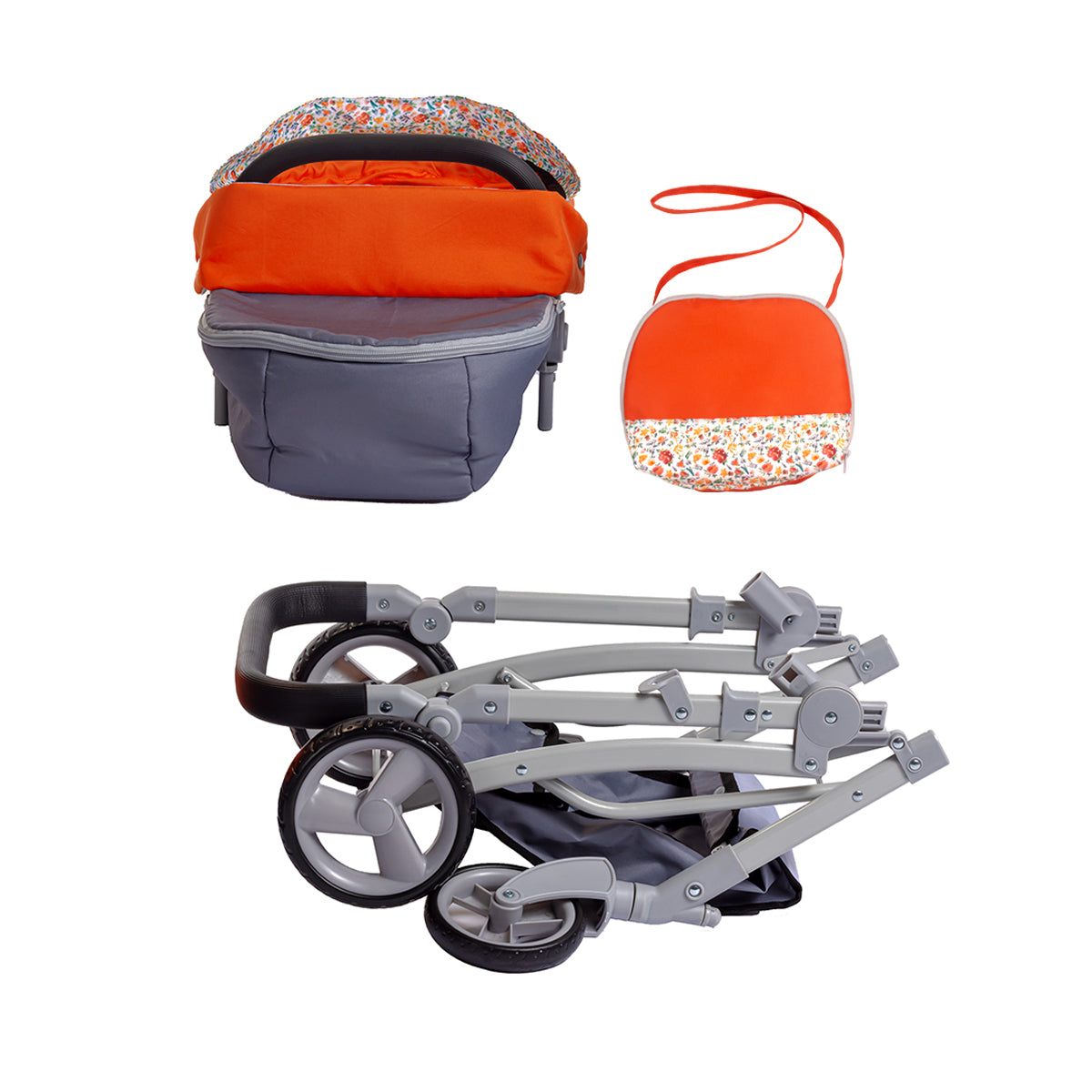 JC Toys - Berenguer Boutique Playtime | Deluxe Folding Sports Pram Str ...